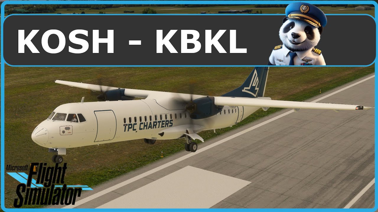 🔴MSFS LIVE | ATR 72-600 Highline | KOSH to KBKL! Flight Across America ...