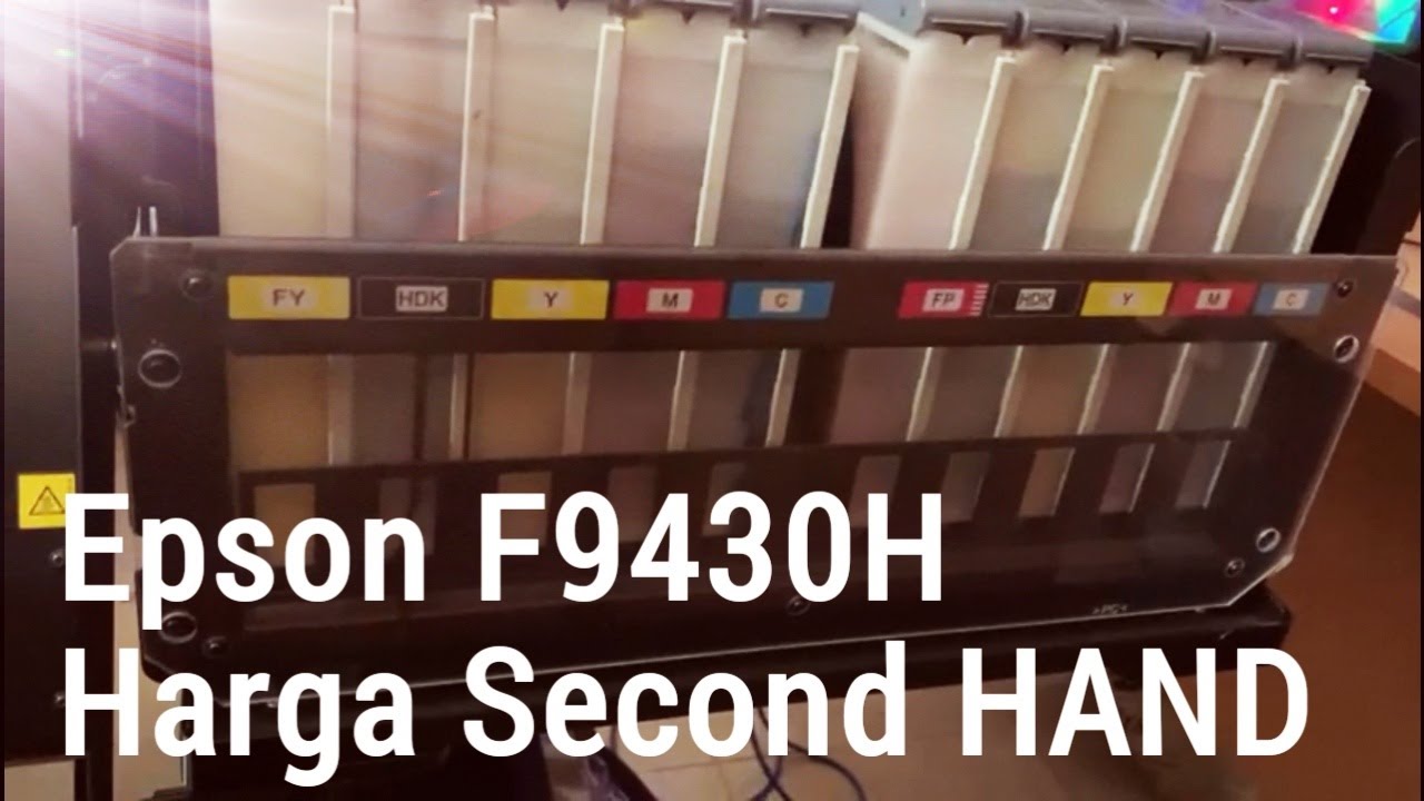 Epson Sublimasi F9430H - Berapa harganya? - YouTube