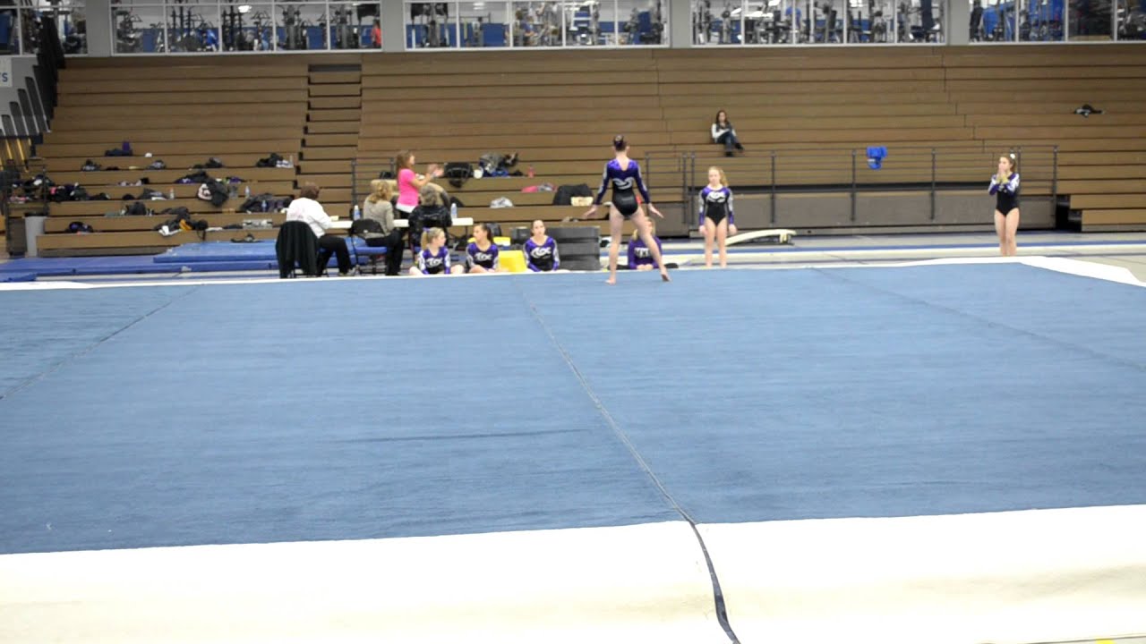 High School Gymnastics Competition (Floor) - YouTube