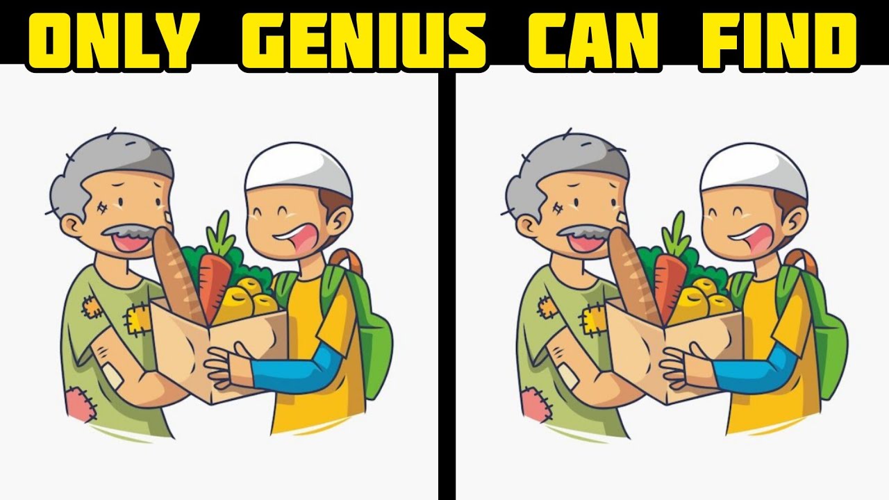 💡ONLY GENIUS CAN FIND | FIND 3 DIFFERENCES 【BRAIN GAME CHALLENGE 】Spot ...
