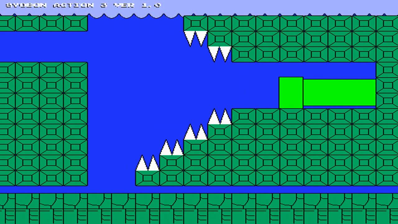 Let's Play Syobon Action 3 - Part 3 - The Weirdness of Water Levels ...