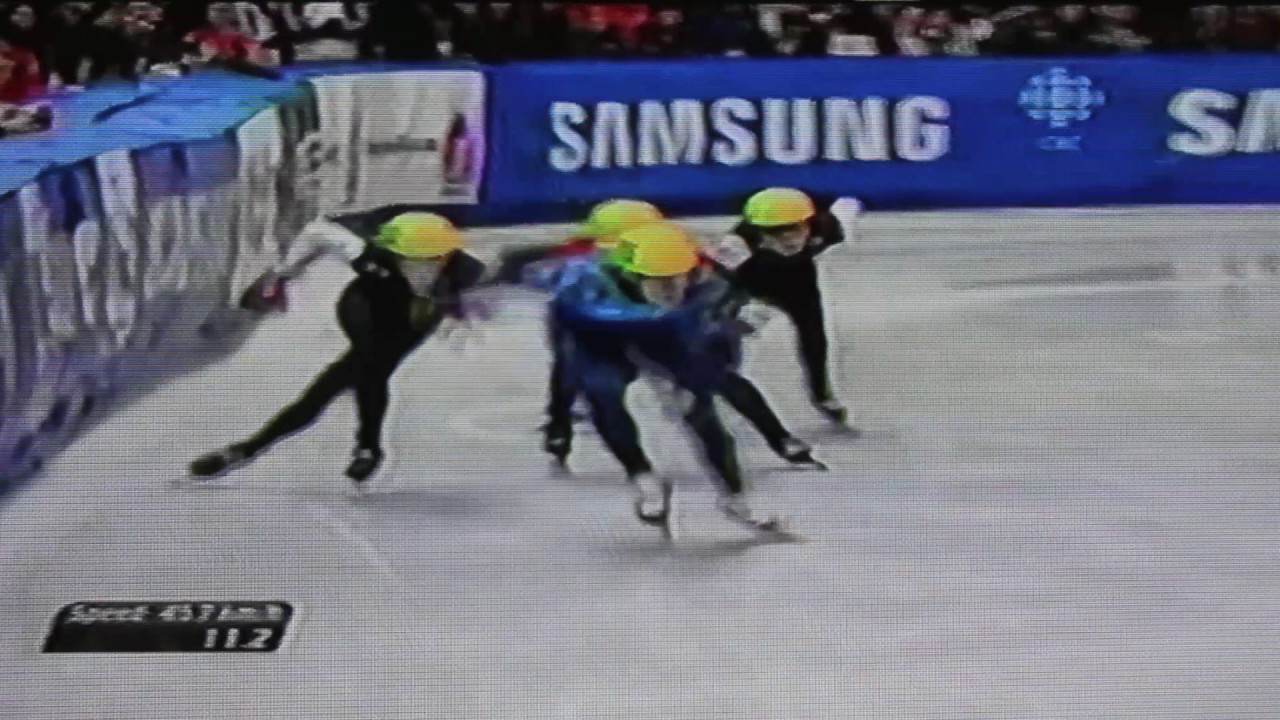 Short Track 500m World Record by JR Celski - World Cup in Calgary 2012 ...