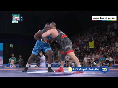 #olympics2024 #worldwrestling #130kg #michaellopez #aaminmirzazdeh #greekandromanstyle