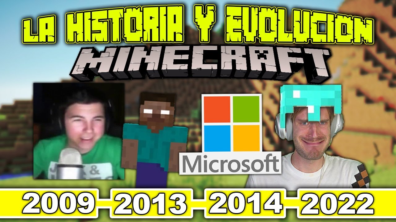 LA HISTORIA Y EVOLUCIÓN DE "MINECRAFT" (2009-2022) - YouTube