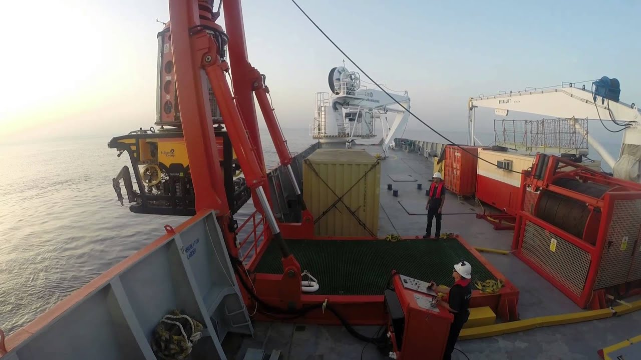 SMD Quasar work-class ROV recovery - YouTube