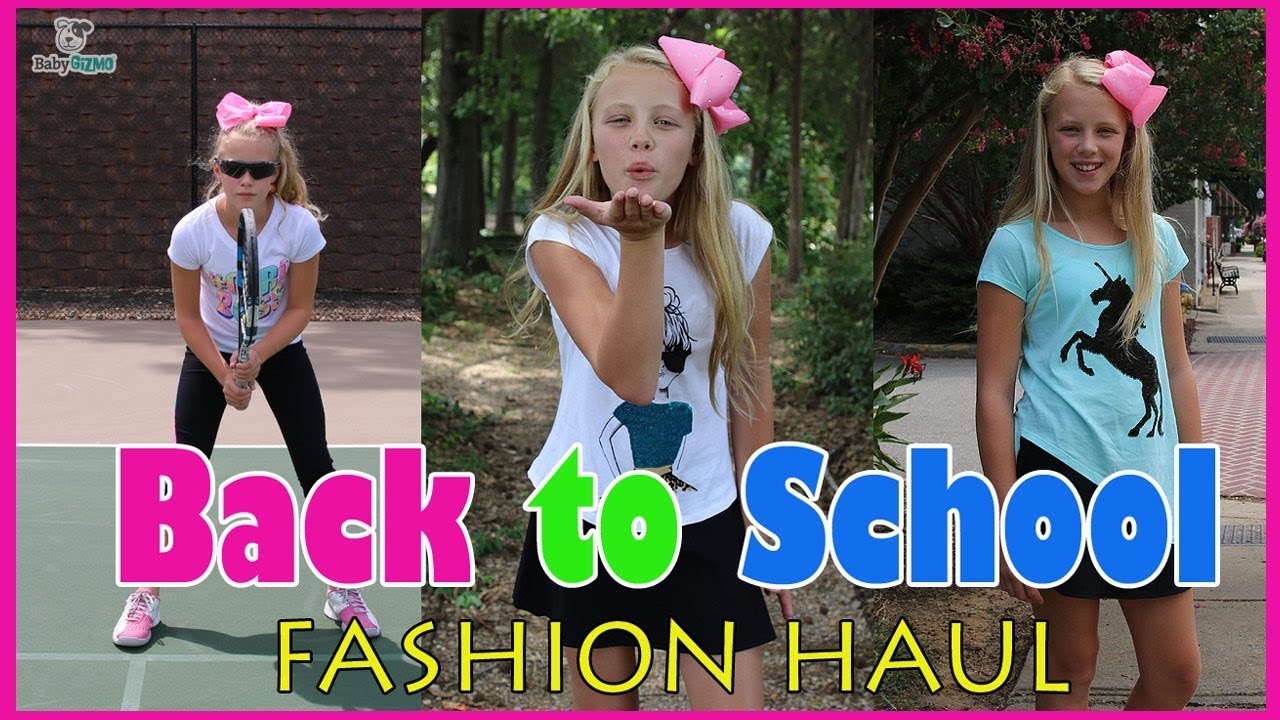 MIDDLE SCHOOL BACK TO SCHOOL FASHION HAUL - YouTube