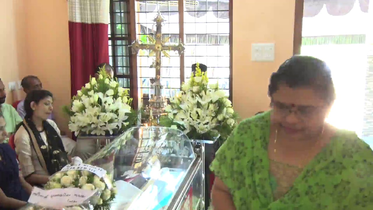 Sijo Sunny Funeral Service From Home - YouTube
