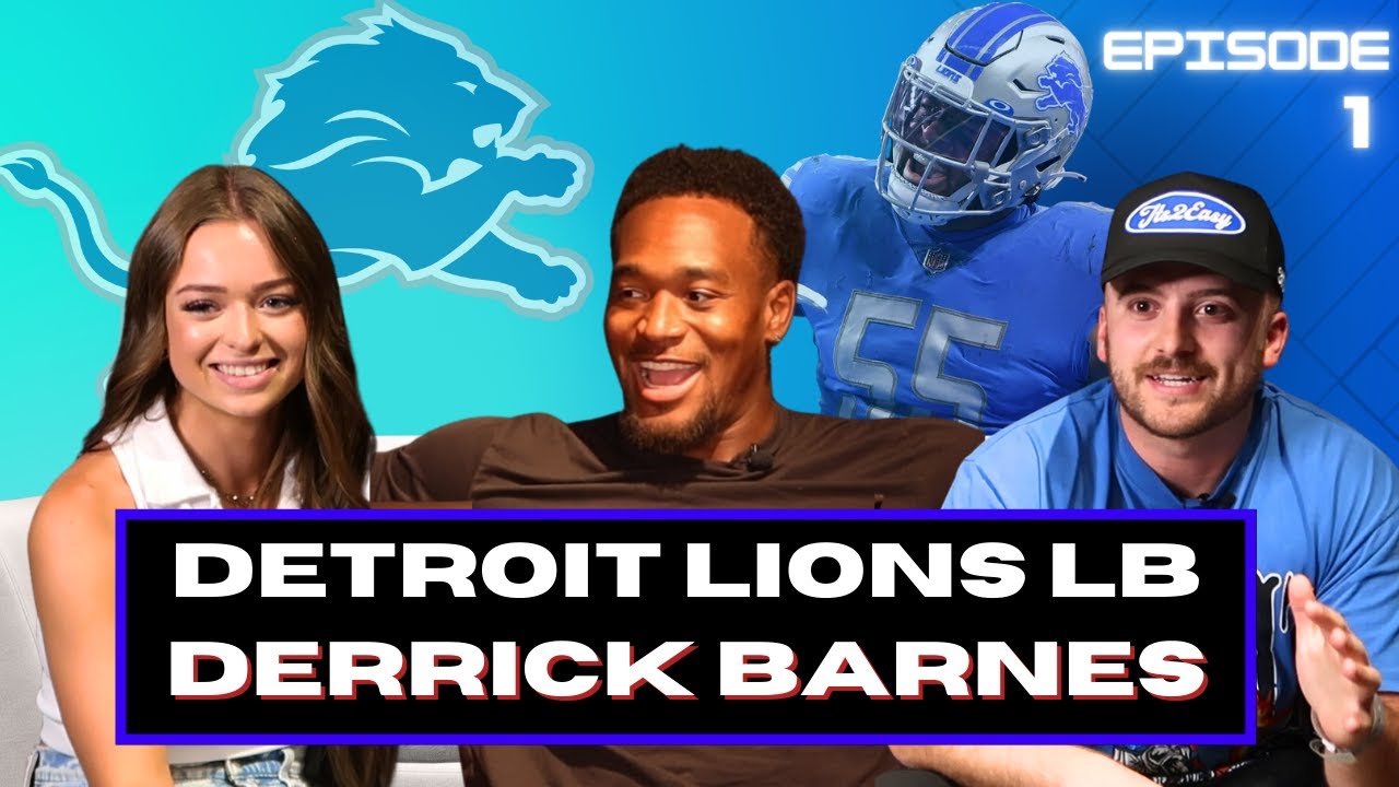 Detroit Lions LB Derrick Barnes Talks Dan Campbell, CJ Gardner-Johnson ...