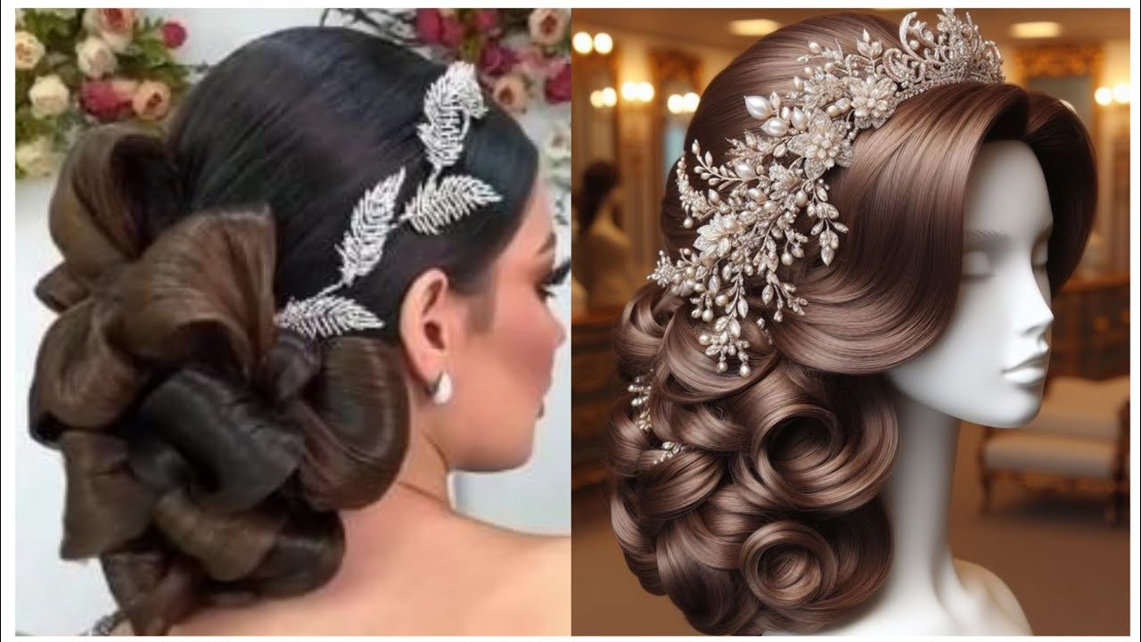AMAZING TECHNIQUES OF BEAUTIFUL EASY TO MAKE HAIRSTYLE FOR WEDDING ...