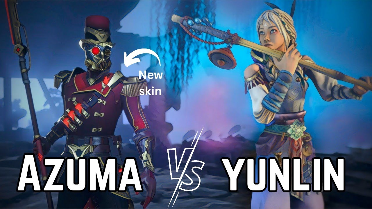 Azuma New skin "Seasoned Neutraliser" vs Yunlin Gameplay 🔥(Beta version ...