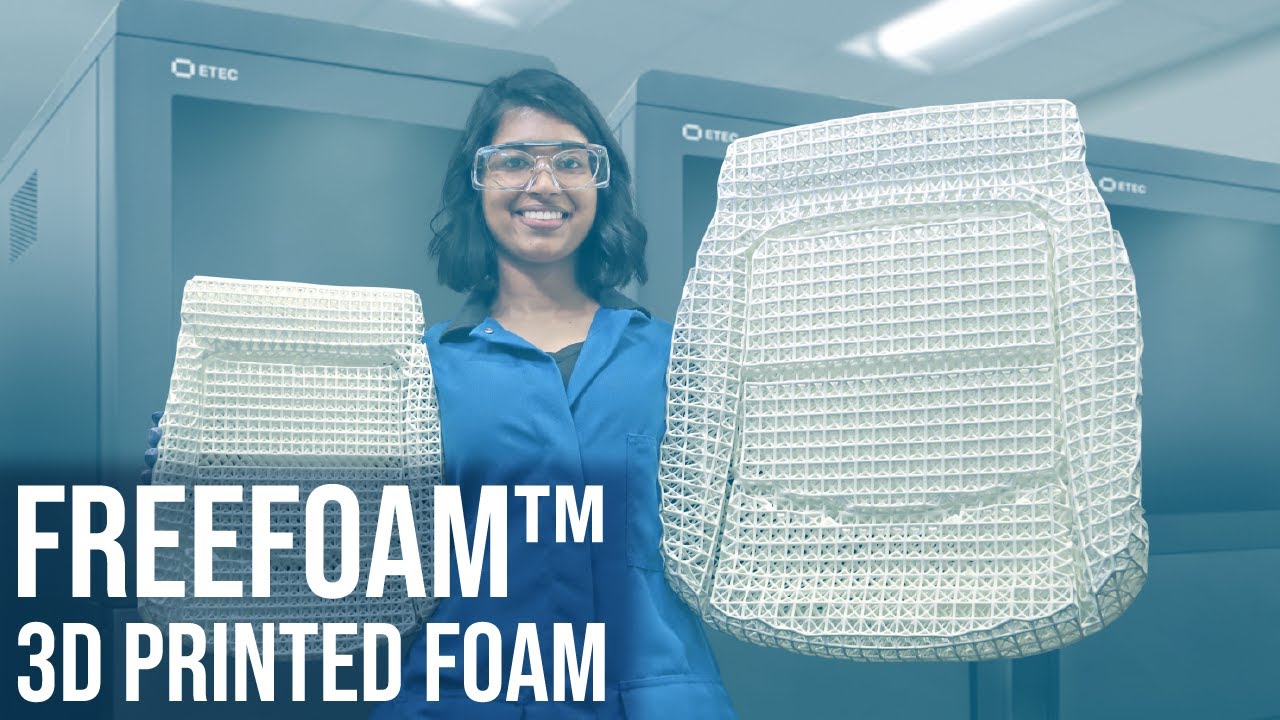 Introducing FreeFoam™ | 3D Printed Expandable Foam Material - YouTube