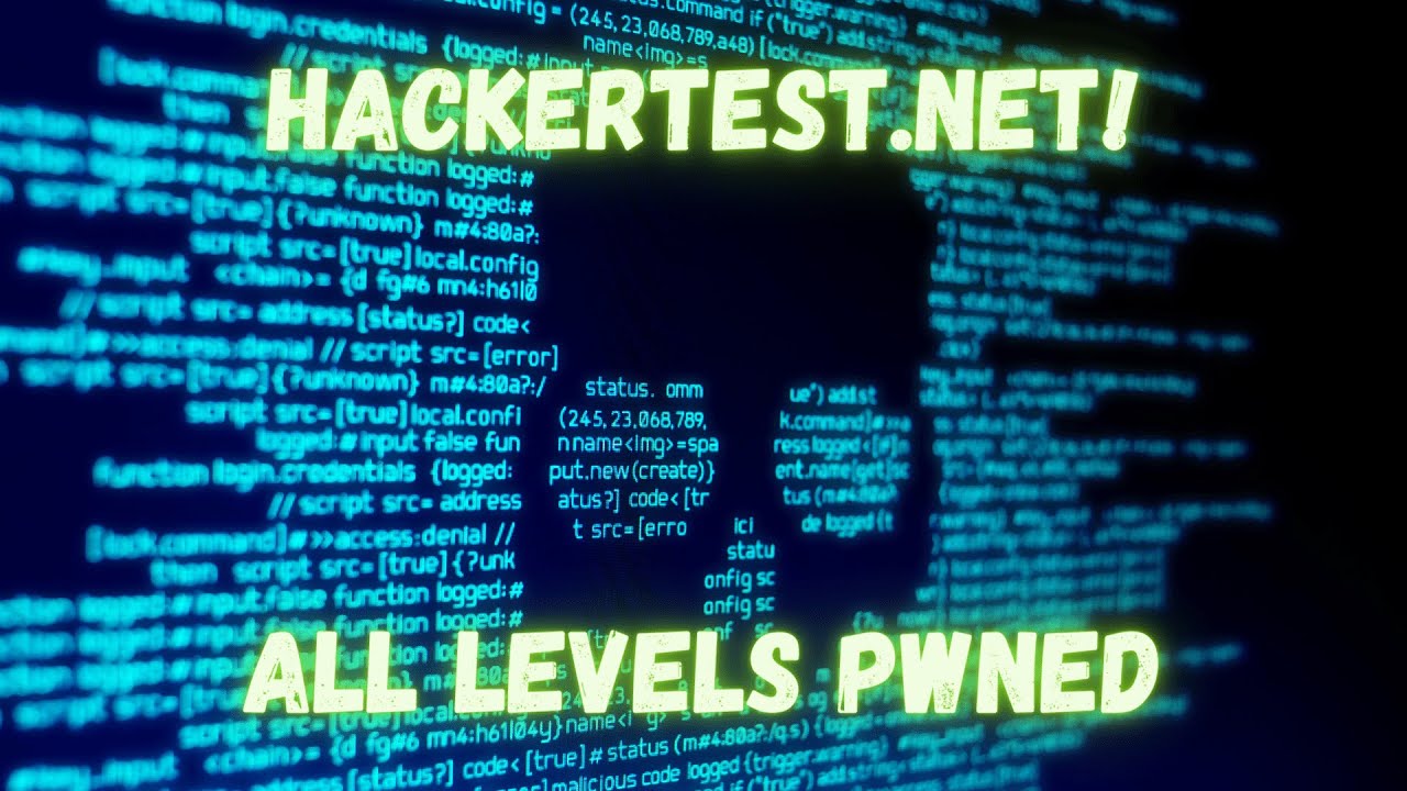 hackertest.net complete walkthrough (all levels pwned) 2020 - YouTube