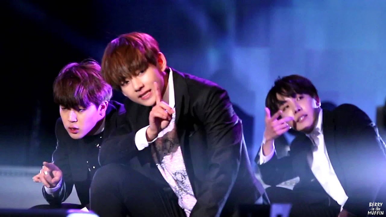 151028 서울브랜드선포식 쩔어(DOPE) 뷔 (BTS V) - YouTube