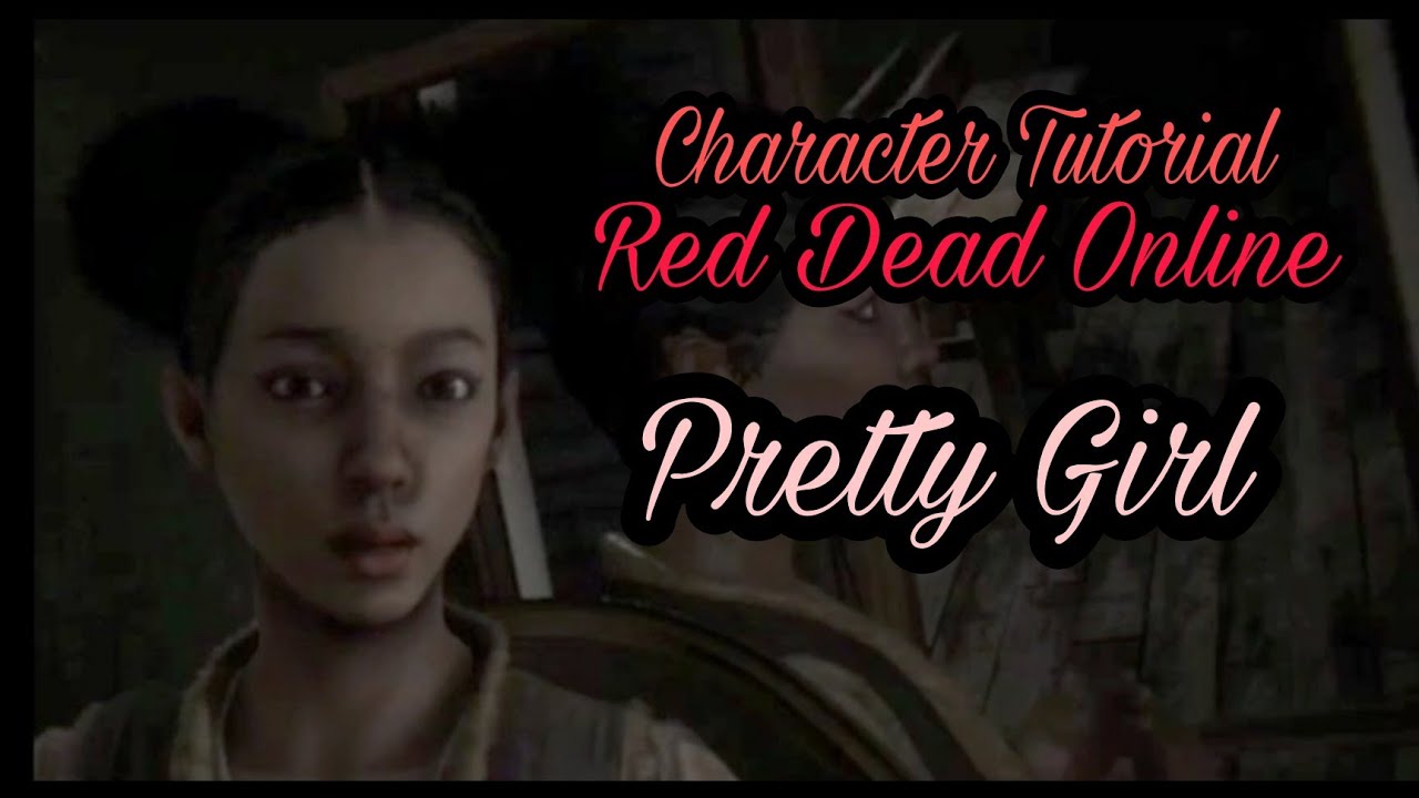 Pretty Black Girl Character Tutorial | Red Dead Online - YouTube