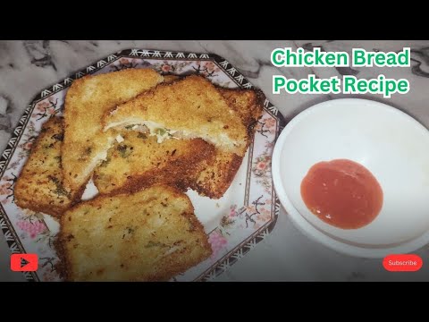 Chicken bread pockets Recipe | Crispy Chicken Snacks Recipe | Daily ...