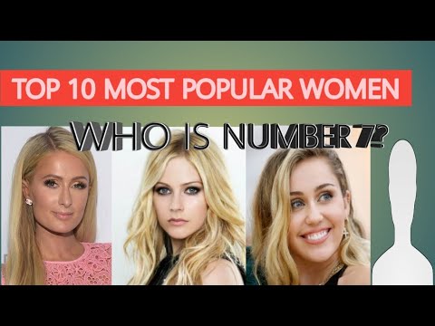 Top 10 most popular women On the web 2019 # ...