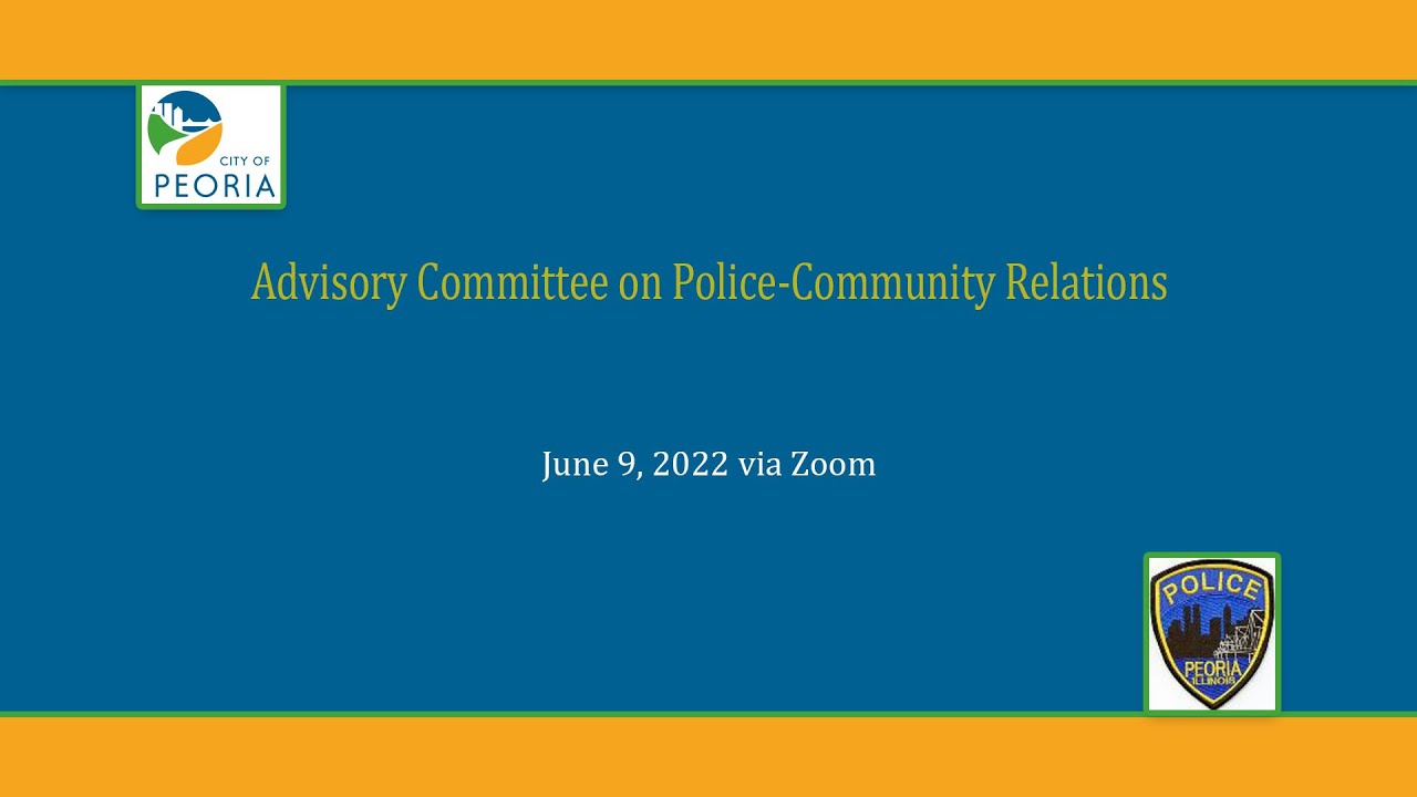 Advisory Committee on Police-Community Relations Meeting - YouTube