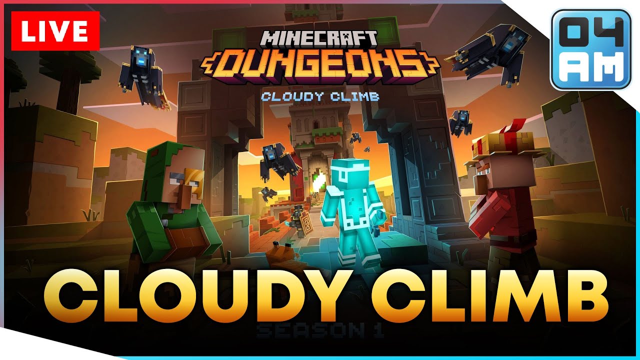 🔴CLOUDY CLIMB UPDATE - The Tower & Seasonal Adventures Release in Minecraft Dungeons - YouTube