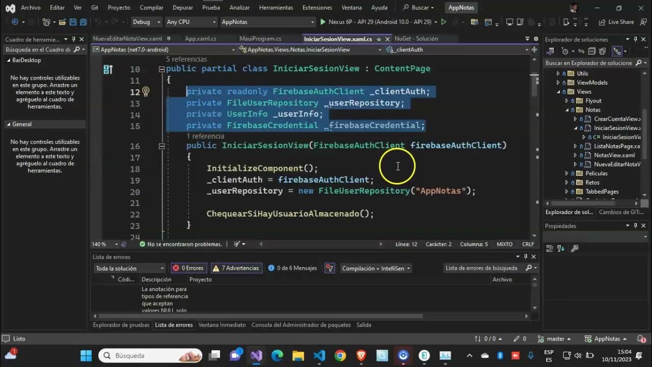 Iniciar sesion en firebase authentication en NET MAUI - Tercera parte - YouTube
