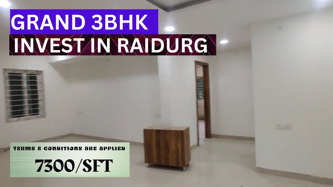 NEW LAUNCH PROJECT IN RAIDURG | TOP RESIDENTIAL PROJECT IN HYDERABAD📞 ...