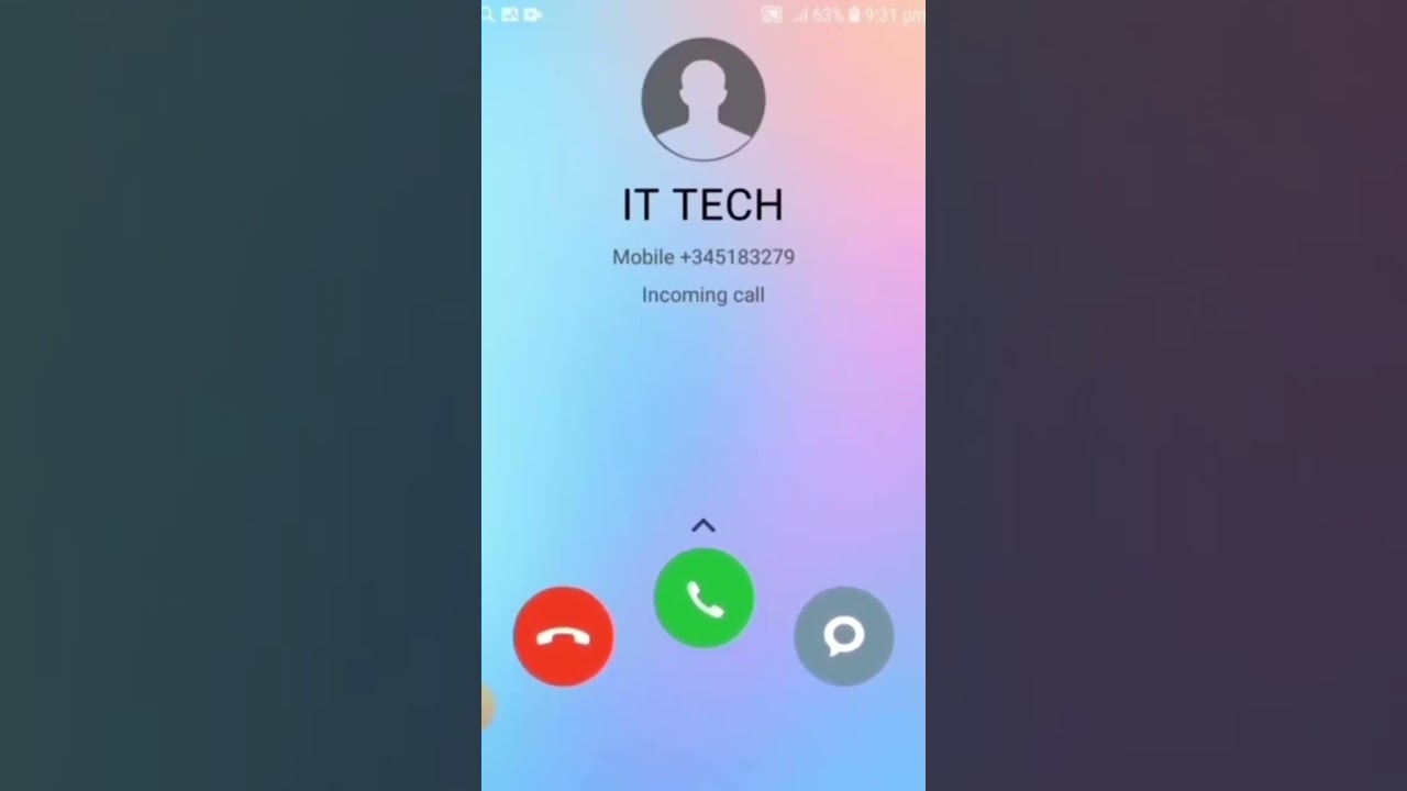 XIAOMI incoming Screen Call - YouTube