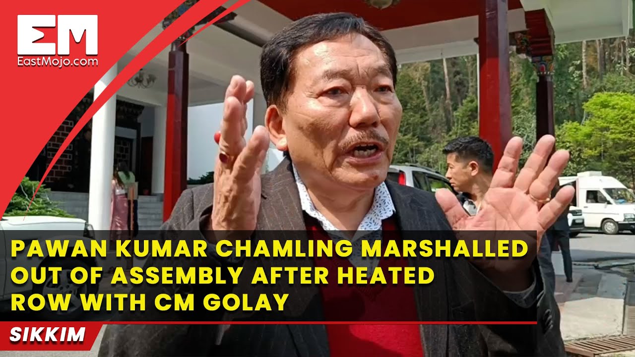 Pawan Kumar Chamling marshalled out of Sikkim Assembly; Here's how he reacted - YouTube