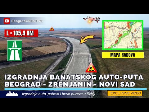 Izgradnja auto-puta Beograd - Zrenjanin - Novi Sad - YouTube