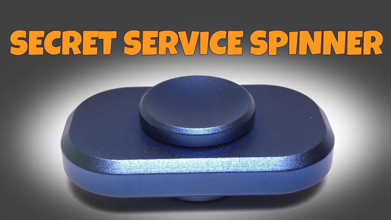 SPINNERCRAFT SECRET SERVICE SPINNER - EDC Fidget Toy - YouTube