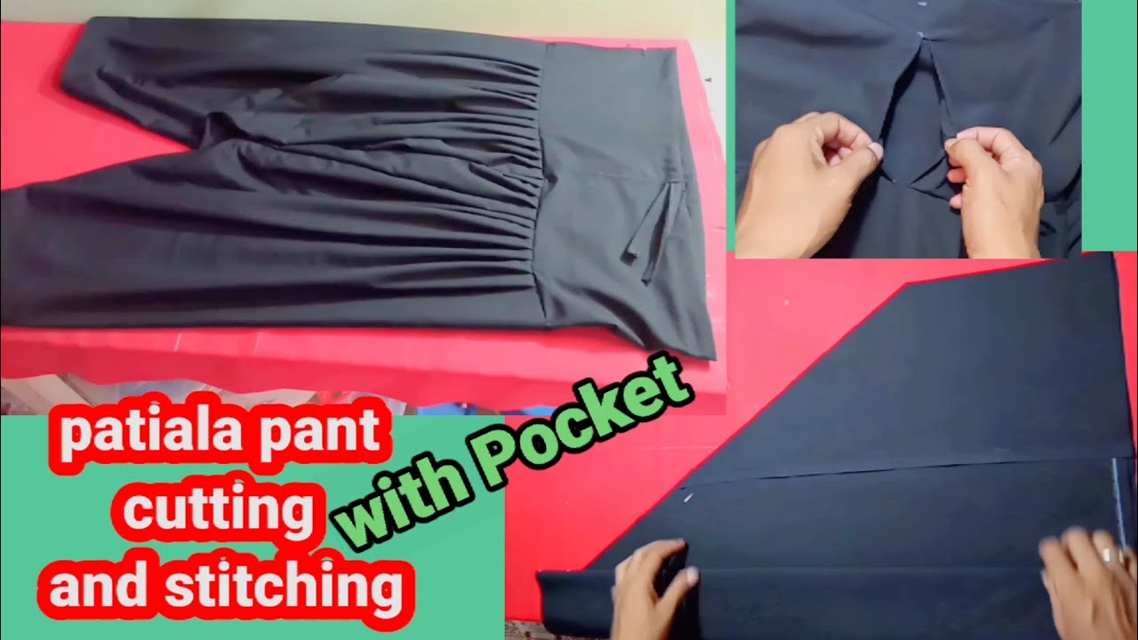 how to patiala pant cutting and stitching - YouTube