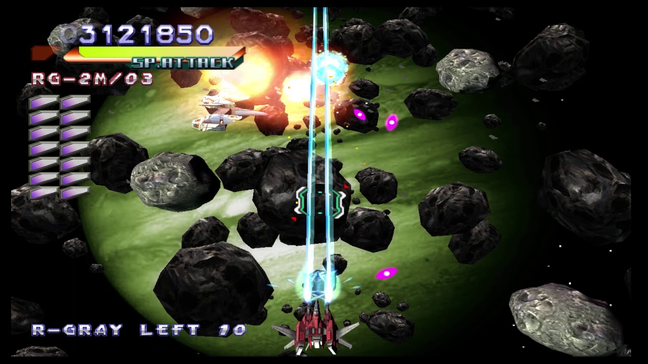 Raystorm HD (PS3) - 13 Ship Arcade Mode Clear - YouTube