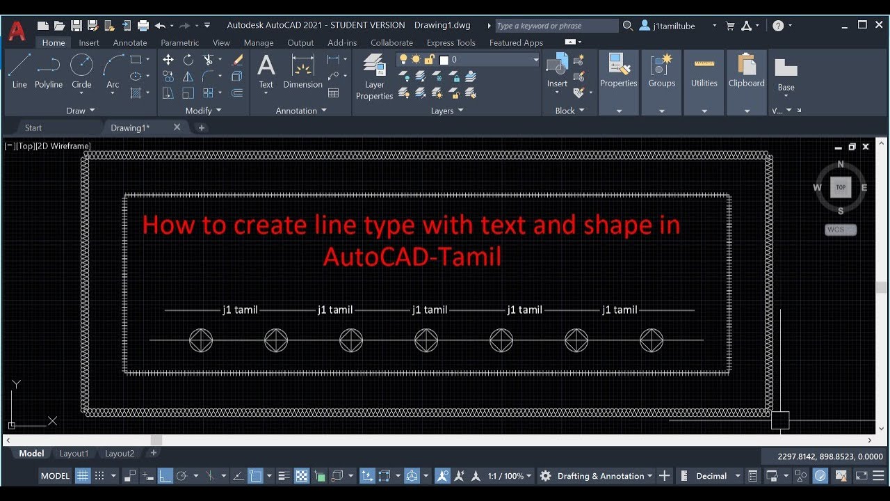 How To Create Line Type With Text And Shape In AutoCAD Tamil YouTube how-to-create-line-type-with-text-and-shape-in-autocad-tamil-youtube