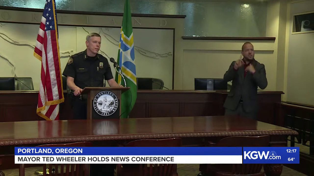 LIVE: Portland Mayor Ted Wheeler holds news conference on protests ...