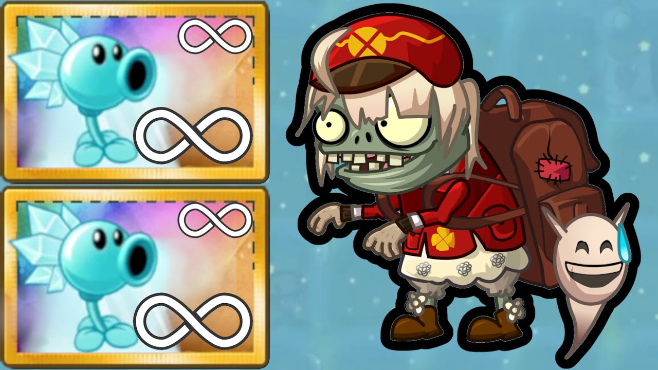 PvZ 2 – 5 MAX Level Snow Pea vs All Zombies | Veram - YouTube