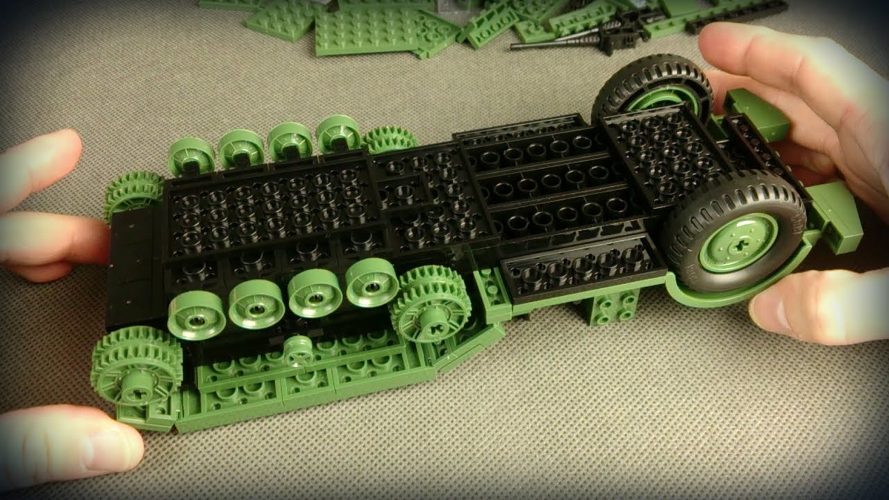 Let me build COBI M16 MGMC Half-Track (2469) - YouTube