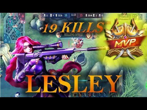 LESLEY MLBB GAMEPLAY 2024 ~ 19 KILLS / LESLEY BEST BUILD / LESLEY MLBB #lesley #lesleymlbb - YouTube