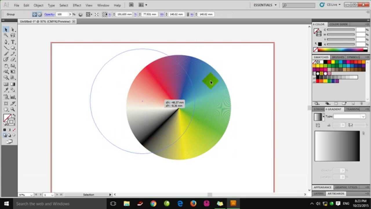 how to make CD or DVC in Adob illustrator CS6 step by step [easy to do ...