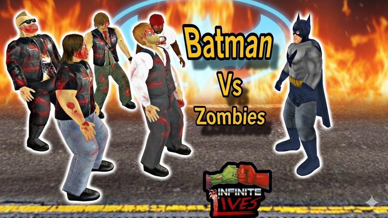 Infinite Lives: Batman vs Zombies EPIC Fight! - YouTube