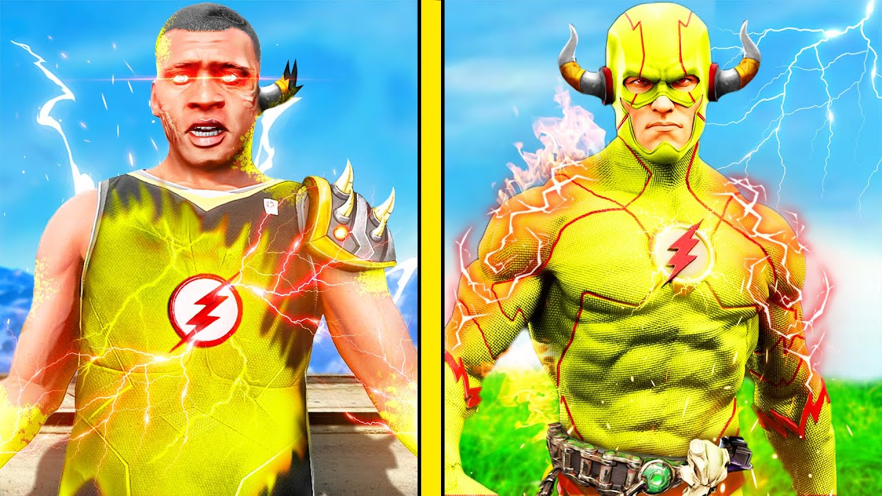 FRANKLIN UPGRADING Human To GOD REVERSE FLASH In GTA 5 (Hindi) | GTA5 ...