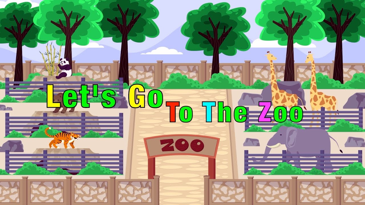Vamos al Zoológico | Canción de Animales para Niños Let's Go To The Zoo ...