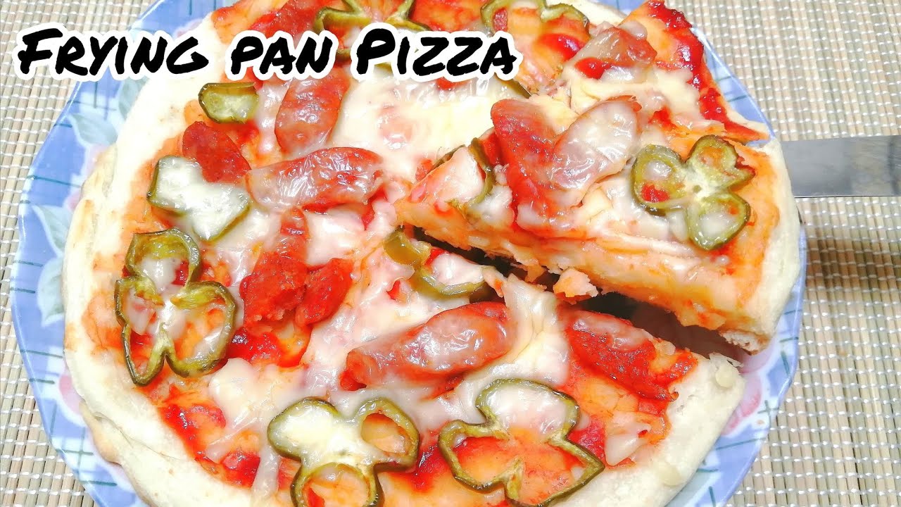 HOMEMADE FRYING PAN PIZZA - YouTube