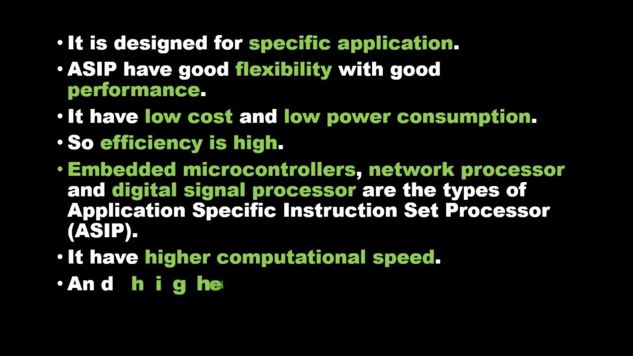 ApplicationSpecific Instruction Set Processor (ASIP) | Electrical and Electronics Engineering ...