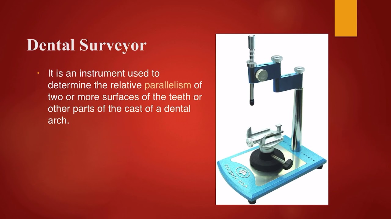 3-04 part 1 Dental surveyor. - YouTube
