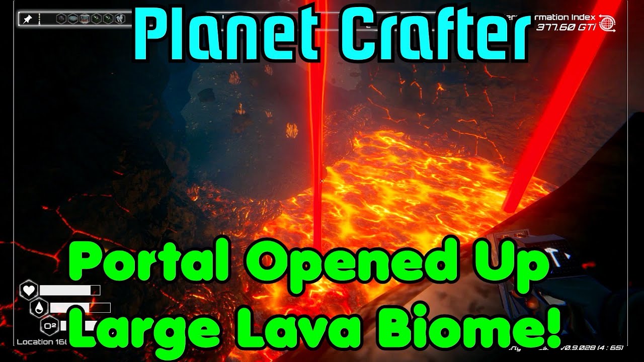Portal Opened Up Large Lava Biome! Planet Crafter Gameplay S1-Ep56 ...