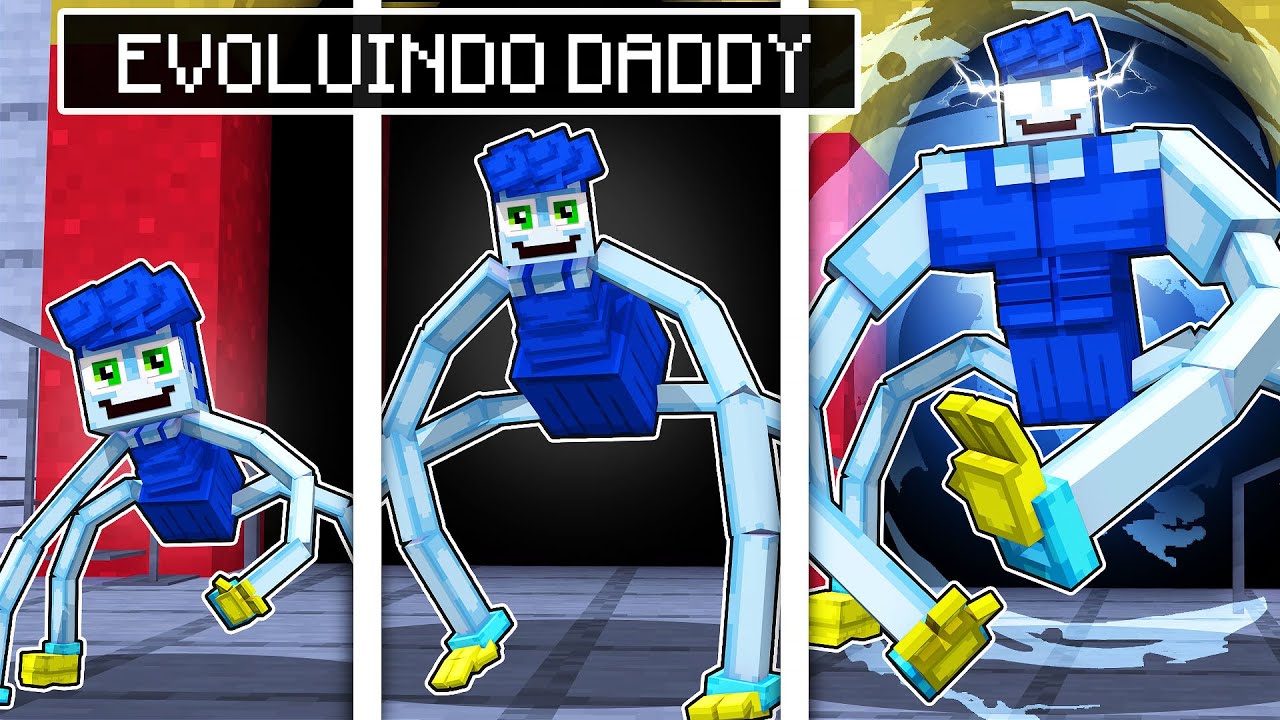 EVOLUINDO DADDY LONG LEGS PARA DADDY LONG LEGS DEUS no MINECRAFT! - YouTube