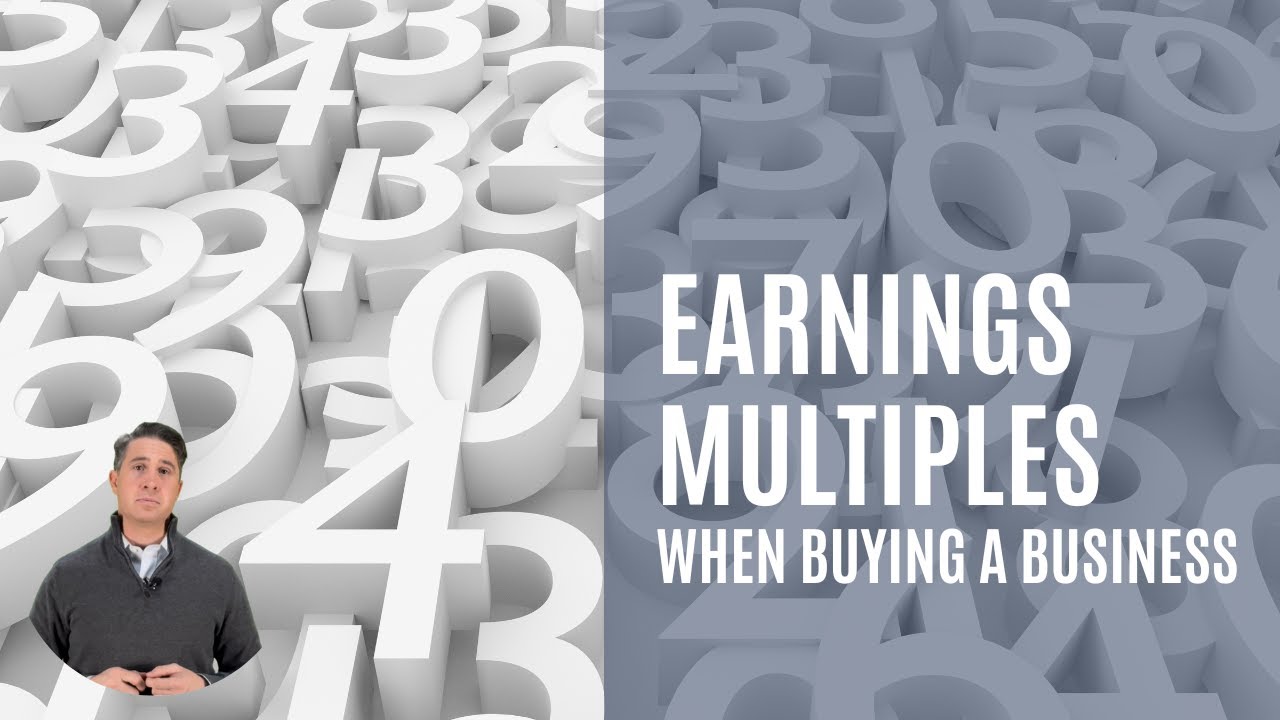 Check out the earnings multiple when you buy a business - YouTube