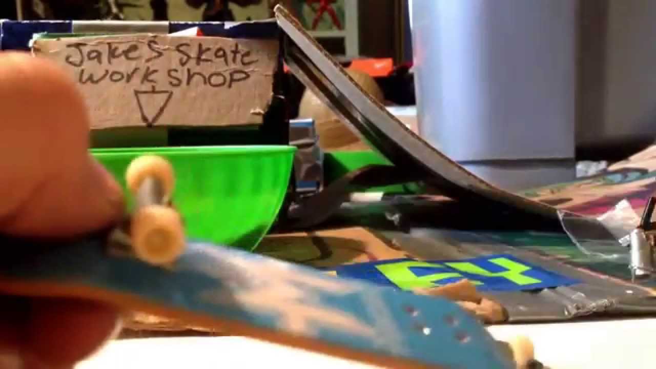 How to take trucks and wheels off your Tech-Decks - YouTube