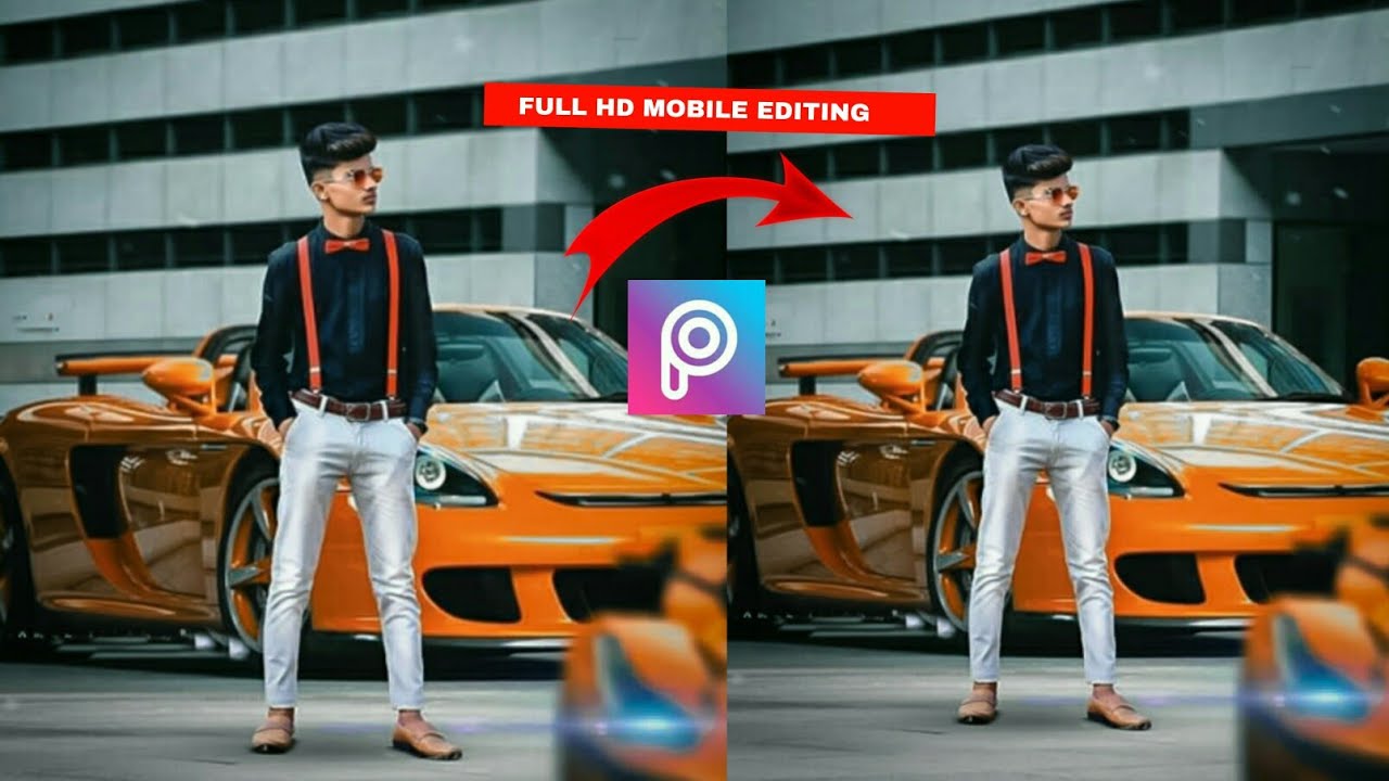 Picart car photo menipulation editing in mobile phone . picart se car ...