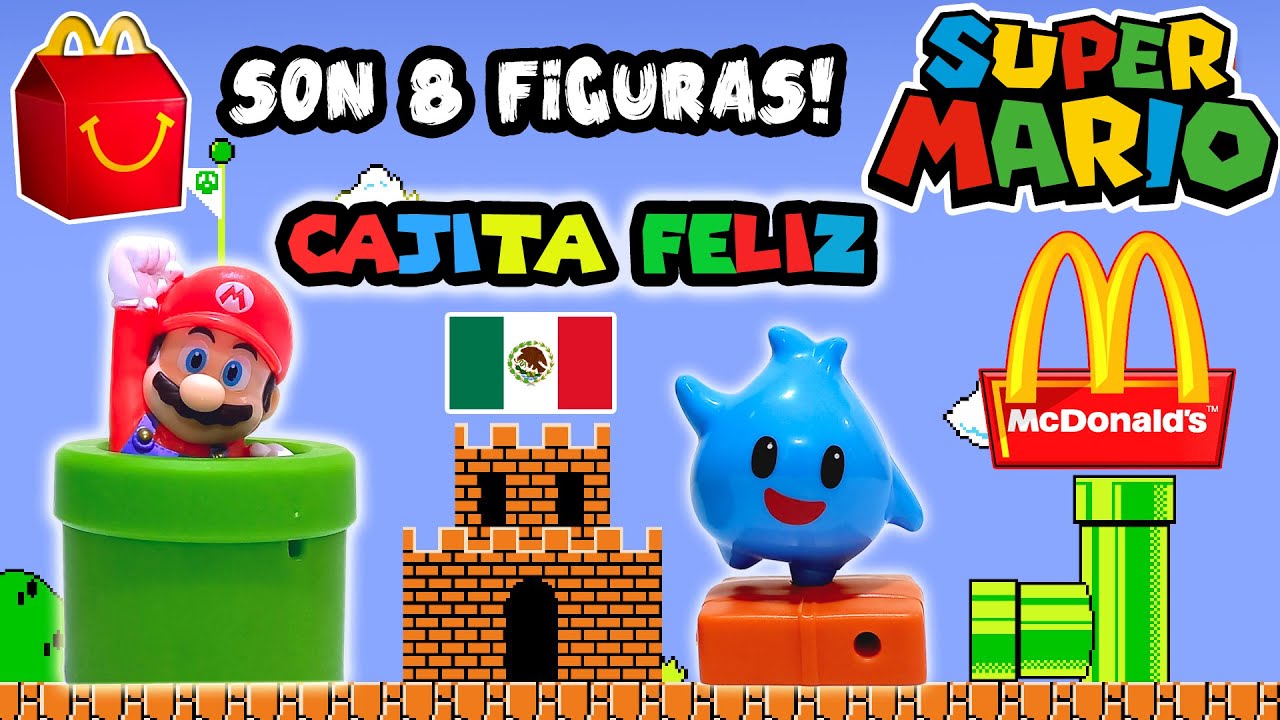 CAJITA FELIZ SUPER MARIO BROS MC DONALD’S 🍄 / MÉXICO / SON 8 FIGURAS ...