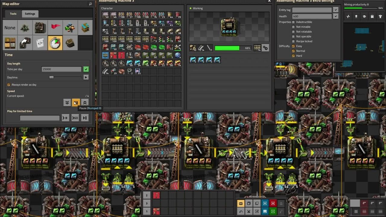 [Factorio] Rail Manufacturing Debugging - YouTube