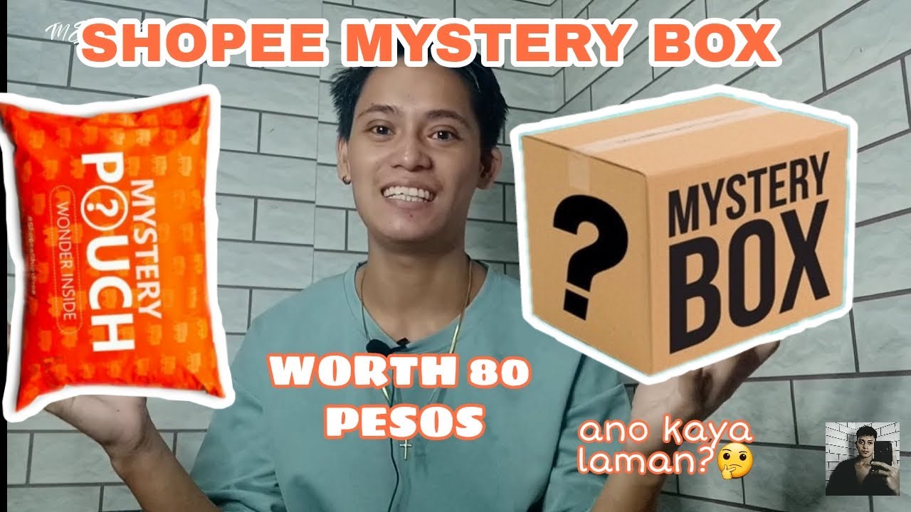 SHOPEE MYSTERY BOX UNBOXING WORTH 80 PESOS (ANO KAYA LAMAN?) - YouTube